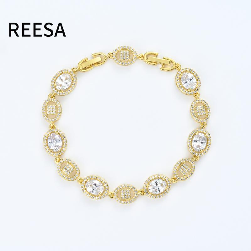 2ブレスレット メンズ レディース 幾何学模様 ラッキーアイテム ジルコニア 電気メッキ加工 銅製 テニスチェーン ファッション 普段使い パーティー 結婚式