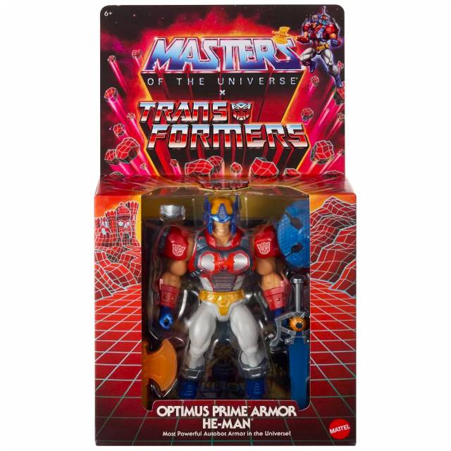 製品詳細 メーカー名 マテル サイズ フィギュア全高約15cm スペック 材質：PVC 商品説明 ★共に1980年代に誕生し、玩具界の第一線を走り続ける「トランスフォーマー」と「マスターズ・オブ・ユニバース」がメーカーの垣根を越えてまさかの...
