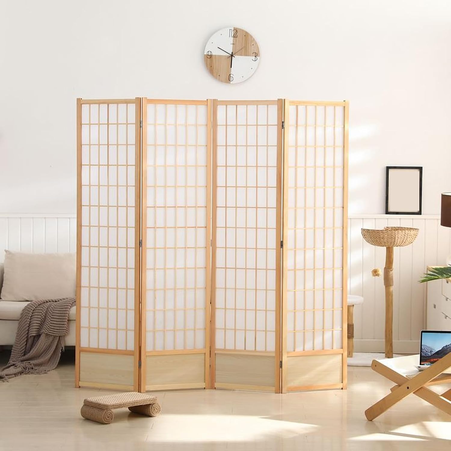 　　　 -------商品詳細------- 「商品サイズ（cm）」：180*44*4=高さ約180×幅約44　パネル数：4連 「あなたのお部屋を変える衝立」 格子状に広がるフレームが高級を漂わせ、お部屋を大人な印象へと変えてくれます。シン...