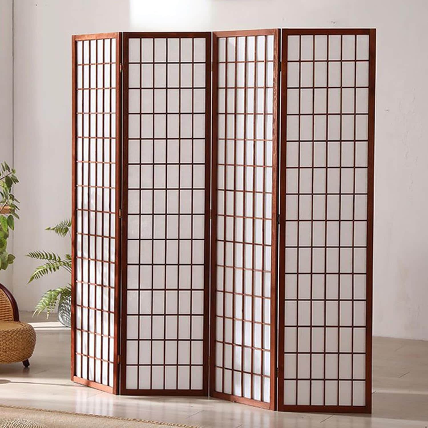　　　 -------商品詳細------- 「商品サイズ（cm）」：180*45*4=高さ約180×幅約45　　　　パネル数：4連 「天然素材の品質良いパーテーション」天然木と布を使用したパーテーションは、通気性に優れ、品質良い素材で耐久...