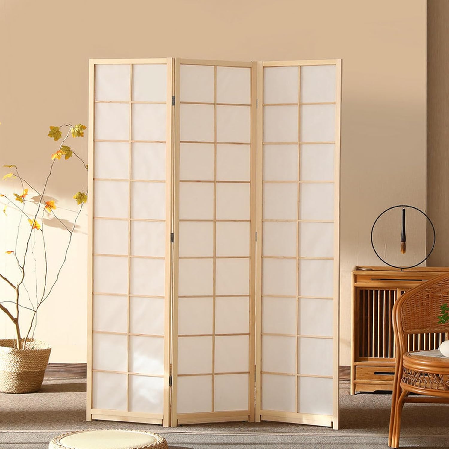 　　　 -------商品詳細------- 「商品サイズ（cm）」： 150*40*3=高さ約150×幅約40　　　　 176*40*3=高さ約176×幅約40　　　パネル数：3連 「手軽に和風空間」お手軽に和の空間を演出できる折りたたみ...