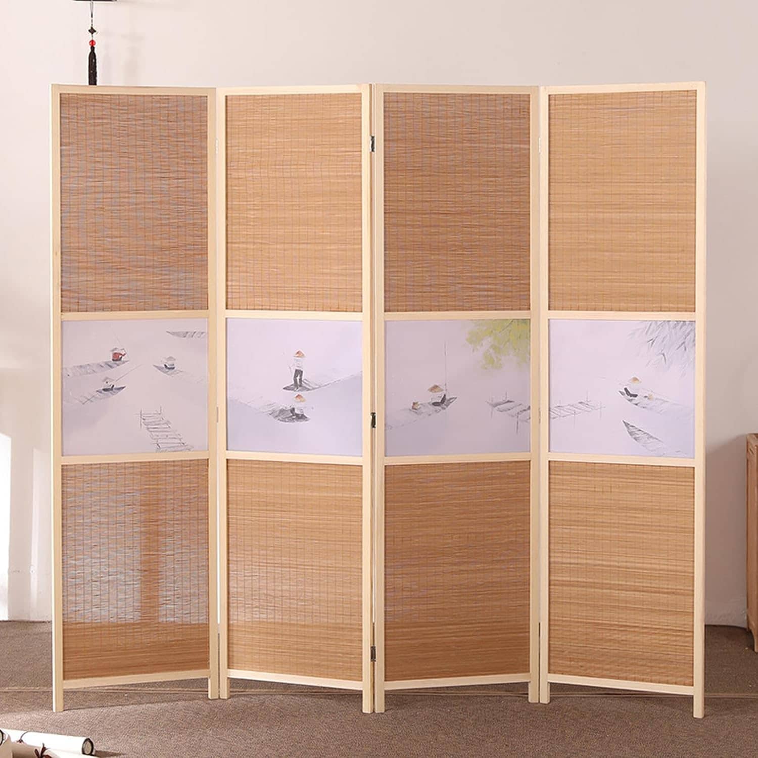 　　　 -------商品詳細------- 「商品サイズ（cm）」： 150*50*4=高さ約150×幅約50　　　　 170*50*4=高さ約170×幅約50　　　　 180*50*4=高さ約180×幅約50　　パネル数：4連 「材質と...
