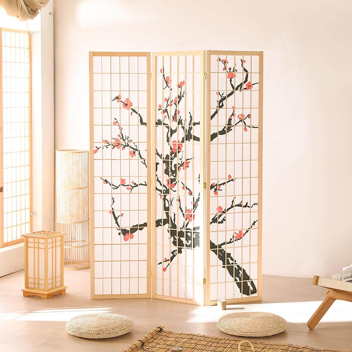 　　　 -------商品詳細------- 「商品サイズ（cm）」：178*44*3=高さ約178×幅約44　　　　　　パネル数：3連 「材質と製法」木のフレームと布を使用し、手作業で編み上げられます。自然で環境に優しい、丈夫で長持ちしま...