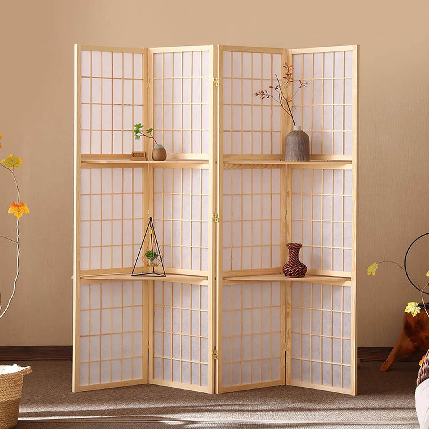 　　　 -------商品詳細------- 「商品サイズ（cm）」：180*45*4=高さ約180×幅約45 パネル数：4連 「屏風」屏風は伝統的な家具の重要な一部として長い歴史を持っています。 屏風は一般的に室内の目立つ場所に設置され、...