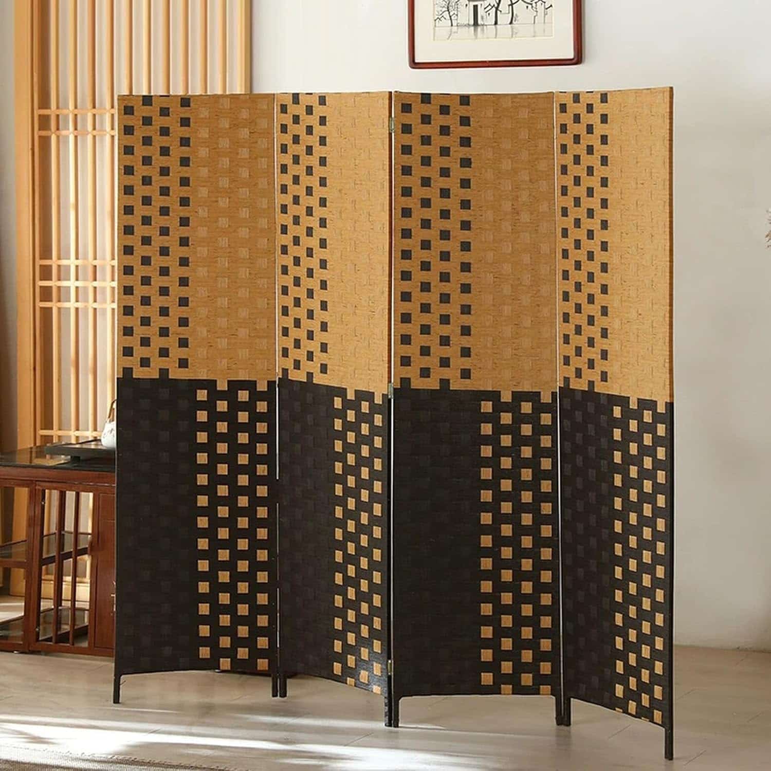 　　　 -------商品詳細------- 「商品サイズ（cm）」：150*40*4=高さ約150×幅約40　　　　 170*40*4=高さ約170×幅約40　　　　 180*50*4=高さ約180×幅約50　　　パネル数：4連 「天然素...