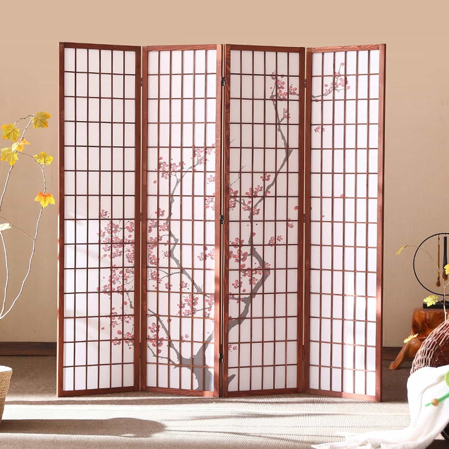 　　　 -------商品詳細------- 「商品サイズ（cm）」：180*43*4=高さ約180×幅約43　　　　パネル数：4連 「和風衝立」手軽に和の空間を演出できる折りたたみ衝立・障子風スクリーン。障子の衝立ごしにやわらかい光がもれ...