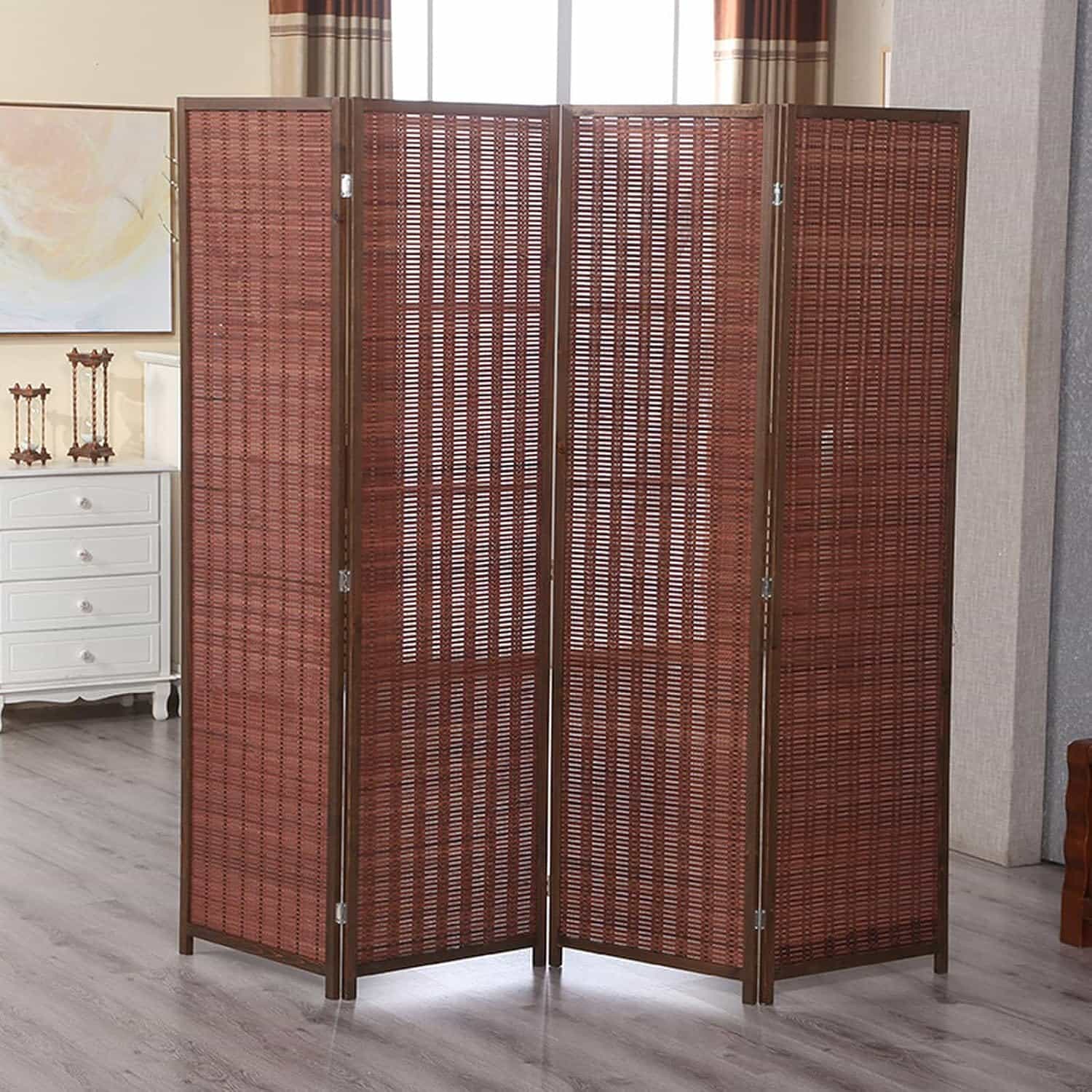 　　　 -------商品詳細------- 「商品サイズ（cm）」： 高さ約180×幅約50　　　　パネル数：4連 「天然素材を使用」】木のフレームと竹編みを使用し、手作業で編み上げられます。自然で環境に優しい、丈夫で長持ちします。 「軽...