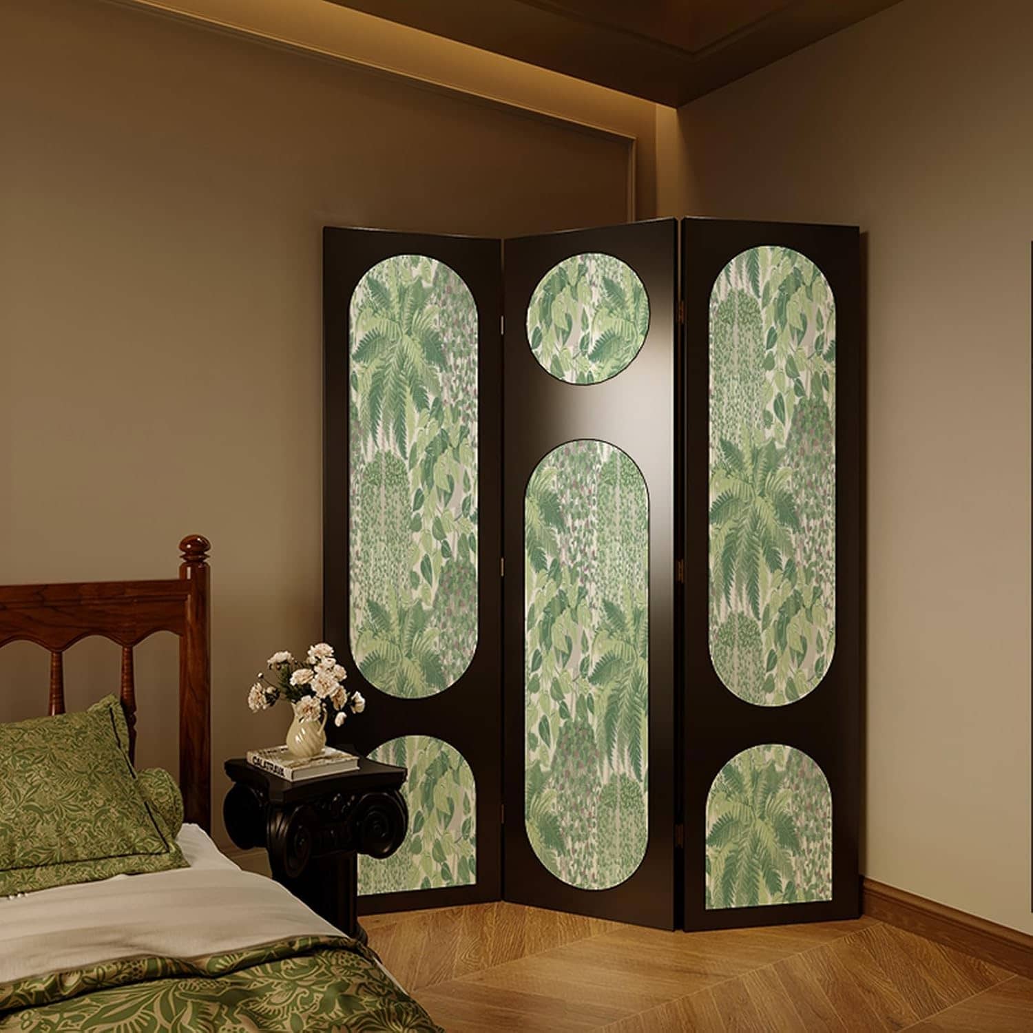 　　　 -------商品詳細------- 「商品サイズ（cm）」：高さ約180×幅約40　　 パネル数：3/4連 ?北欧風×モダンなデザイン：インテリアに映える洗練されたカラー配色。シンプルながら存在感のある柄で、お部屋や店舗をスタイリ...
