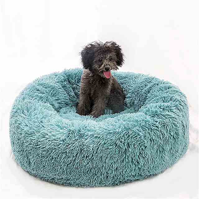 ペット 用 丸い 犬 小屋 冬 用 暖かい 寝袋 長い ぬいぐるみ 子犬 用 クッション 0