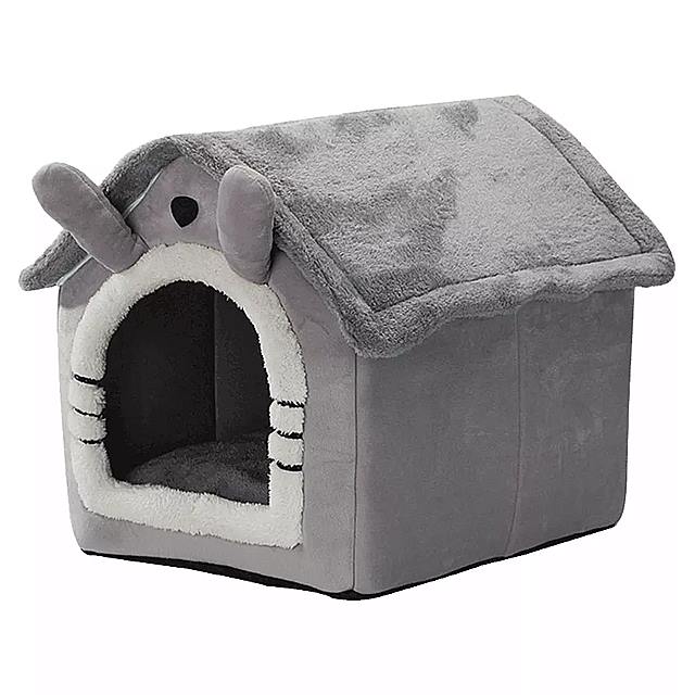 猫 巣 折りたたみ式 ペット 用 寝袋 屋内 用 小型 犬 子 猫 快適な ソファ マット 冬 用 0