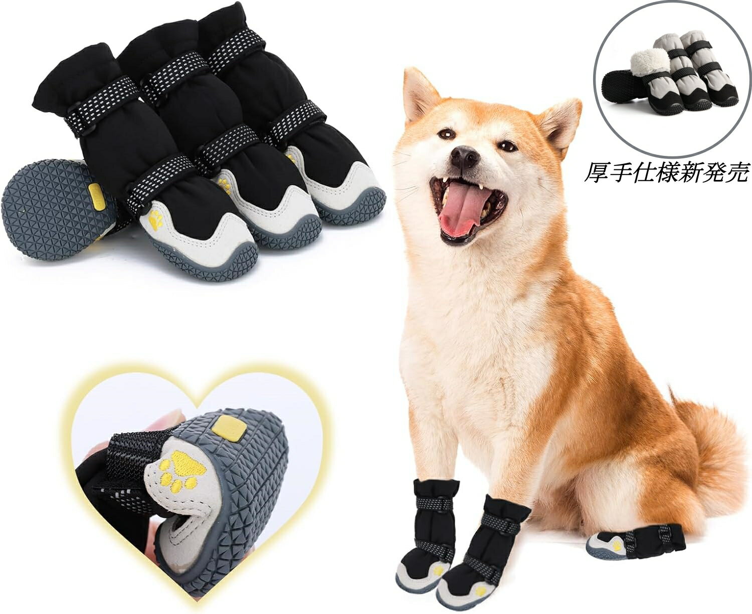 【 履かせやすいのに、脱げにくい 】履き口が大きく開くので、脱ぎ着がスムーズ。爪に引っかかりづらいので余計なストレスがかかりません。伸縮性のあるマジックテープ式ストラップは二重に巻き上げて固定可能。足首にフィットするので、活発な動きでも脱げ...