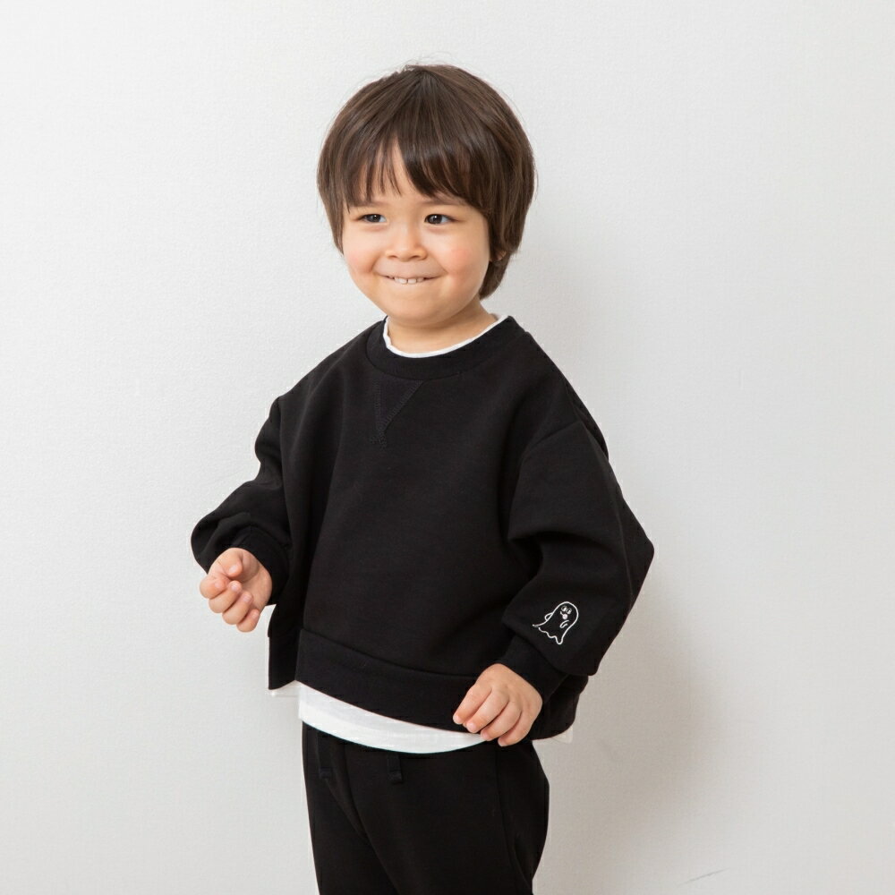 【Babies“R”Us×hichan0204さん】機能性おばけ ドライスウェット トレーナー人気インスタグラマーhichan0204さんコラボの レイヤード風ドライスウェットトレーナーです。毎日の「汚れ対策」と「おしゃれ」、どちらも妥協し...