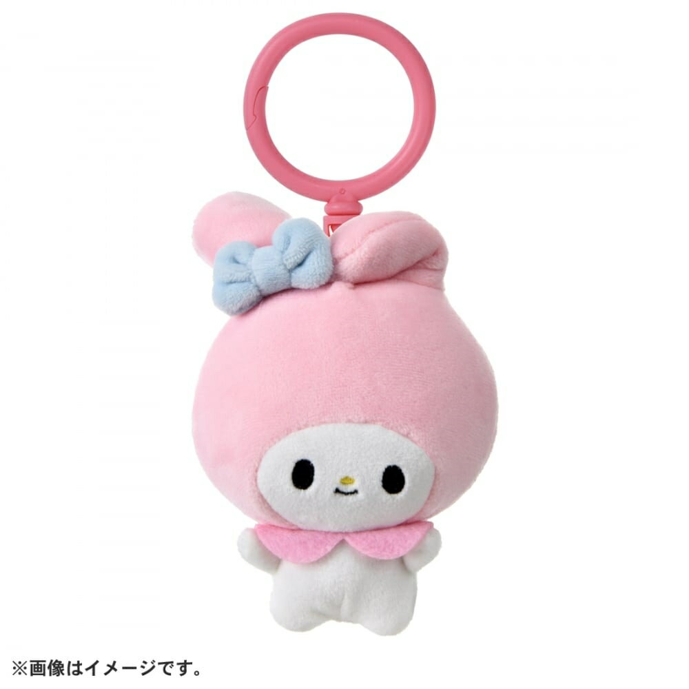 ・マイメロディのぷにるんずがぬいぐるみキーチェーンに！・ぷにもち触感でずっとさわっていたくなる♪・「ぷにコミュ　ぷにぬいキーチェーン」は、 「ハローキティ　キティぷにるんず」「クロミ　クロミのぷにるんず」「シナモロール　シナモンのぷにるんず...