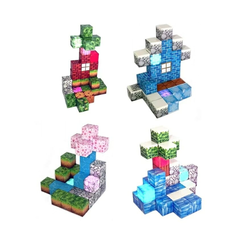 ブロックが光ります！マグネットでカチッとくっつくブロックが登場！！組み合わせ方は無限★自由に組み合わせて自分の世界を作っちゃお♪創造性を育む、お子さまへの知育玩具としてはもちろん！各種イベントの景品・プレゼント・ギフトなどもおすすめです！●...
