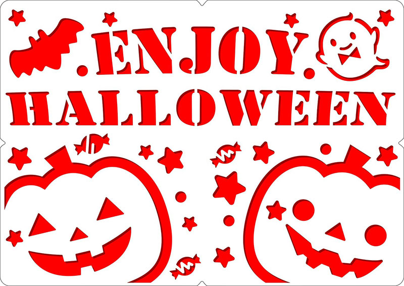 ※スノースプレー用の型紙のため、単独で使用できません。別売りのスノースプレーをご用意ください。 赤色の部分がスプレーを吹き付ける場所になります。（画像1枚目） 使用方法や拭き取り方法は付属の説明書に記載されています。（画像2枚目） ◆商品サ...