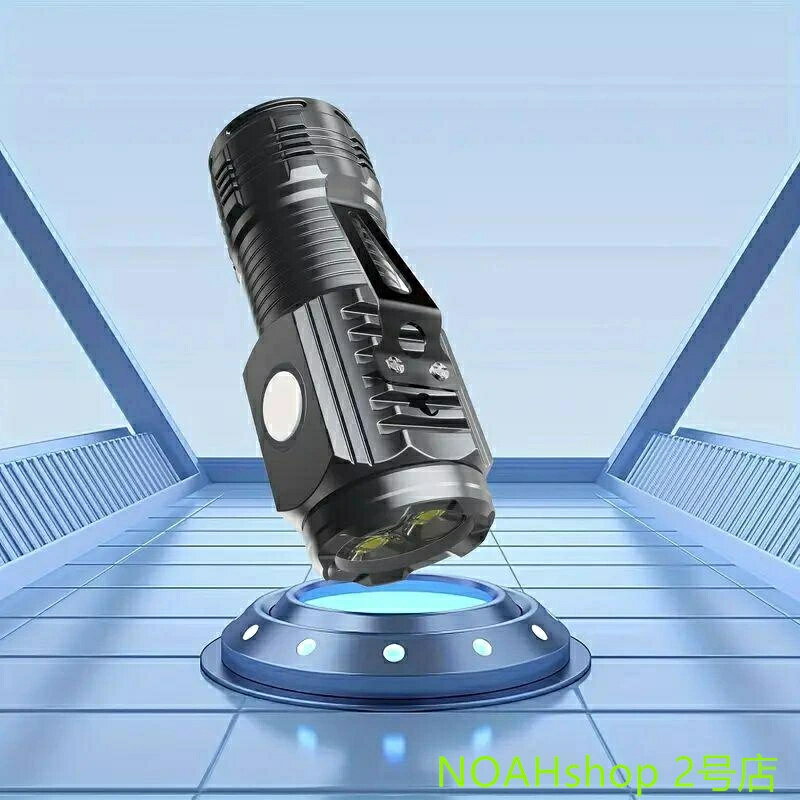 この懐中電灯は、強力なLEDライトを搭載し、暗闇をしっかりと照らします。大容量の充電式バッテリーを備えており、長時間の使用が可能です。ZP-72モデルは、耐久性に優れた設計で、アウトドアや緊急時に最適です。使いやすいデザインで、手にしっくり...