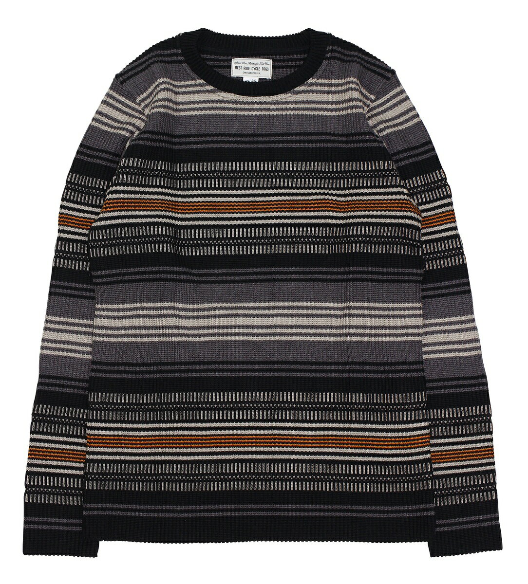 商品情報 商品説明/素材 WESTRIDE-CLASSIC RIB RUG SWEATER-・RUG MIX<< Material >> #20/2 THREAD ORIGINAL 7G CARDIGAN STITC...