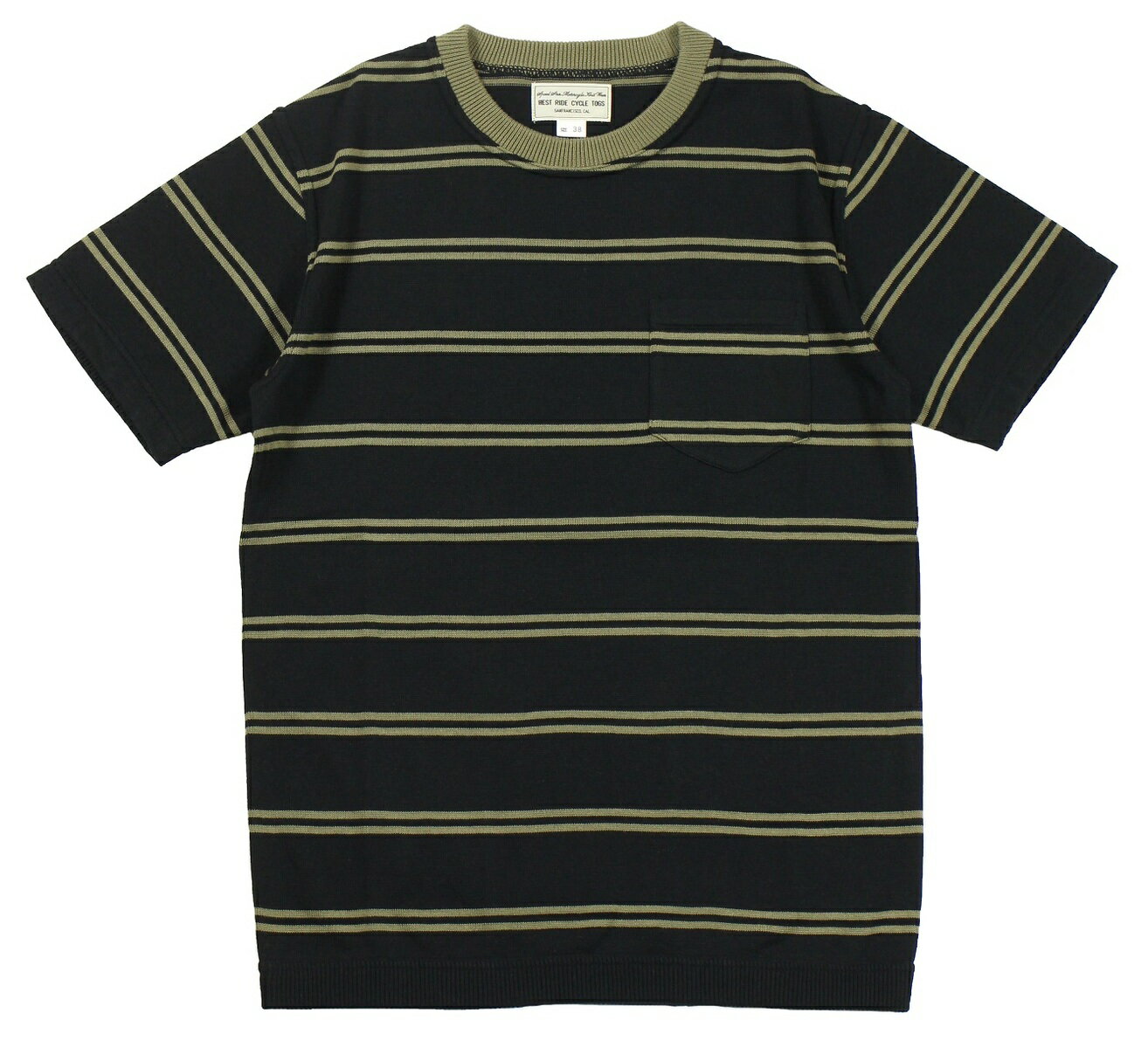 商品情報商品説明/素材WESTRIDE-NGT BORDER TEE-・BLK/PKL<< Material >> #38/2 THREAD ORIGINAL 12G COTTON 50% ACRYLIC 50％&l...