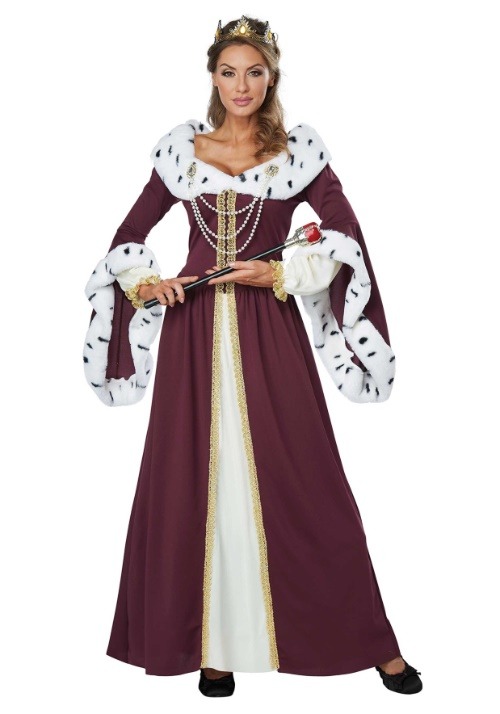 ロイヤルクイーンをイメージしたコスプレ衣装です。ハロウィン、仮装パーティー、舞台衣装に最適な本格的なデザイン。 ▶ セット内容 ✓ ドレス ✓ ピン ✓ クラウン ※ 記載以外の小物は付...