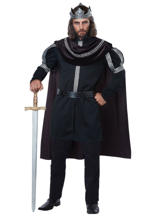 ダークな君主をイメージしたメンズコスプレ衣装です。ハロウィン、仮装パーティー、舞台衣装として最適な本格的なデザインです。 ▶ セット内容 ✓ チュニック ✓ 取り外し可能なケープ ✓ ベ...