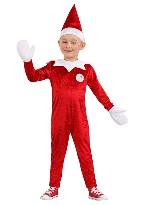 Elf on the Shelfをモチーフにした幼児用コスプレ衣装です。クリスマス、ハロウィン、イベントに最適な可愛いデザイン。 ▶ セット内容 ✓ ジャンプスーツ（襟付き） ✓ ミトン（一対） &#...