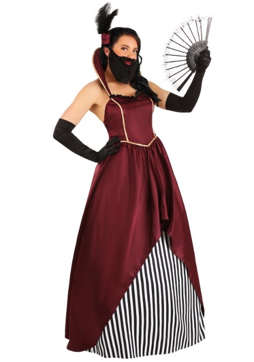 サーカスの人気者、髭の女性をモチーフにしたコスプレ衣装です。ハロウィン、仮装パーティー、イベントで注目の的になること間違いなし。 ▶ セット内容 ✓ ドレス ✓ ヘアクリップ ✓ 髭 ※...