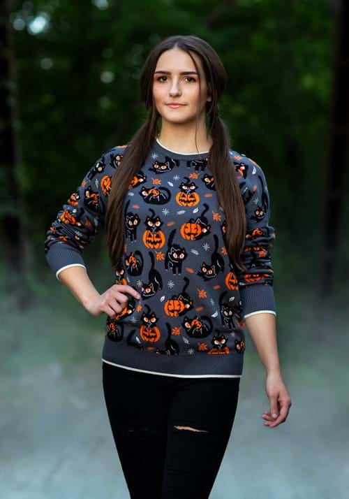 猫をモチーフにしたハロウィンセーターのコスプレ衣装です。ハロウィン、仮装パーティー、カジュアルなイベントに最適なデザイン。 ▶ セット内容 ✓ セーター ※ 記載以外の小物は付属しません。 ▶ サイズガ...