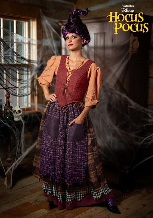 Hocus Pocusのメアリー・サンダーソンを再現したコスプレ衣装です。ハロウィン、仮装パーティー、イベントに最適な本格デザイン。 ▶ セット内容 ✓ シャツ ✓ コルセット ✓ スカ...