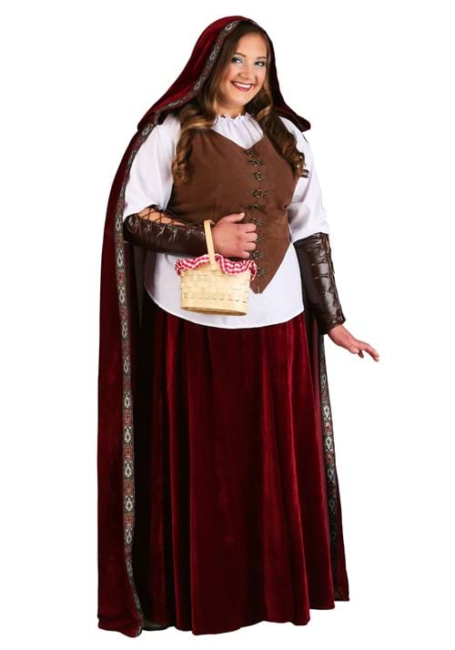 赤ずきんをモチーフにした大きいサイズのレディースコスプレ衣装です。ハロウィン、仮装パーティー、イベントに最適な本格的なデザイン。 ▶ セット内容 ✓ ブラウス ✓ ベスト ✓ スカート ...