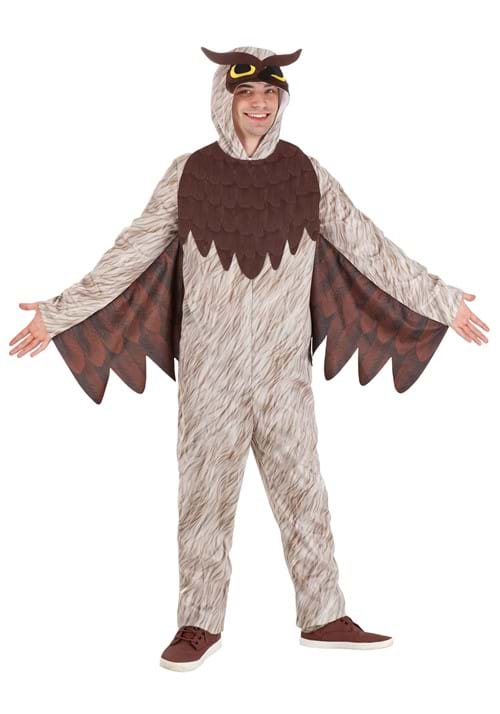 メンフクロウをモチーフにした大人用コスプレ衣装です。ハロウィン、動物イベント、仮装パーティーに最適なデザイン。 ▶ セット内容 ✓ フード付きジャンプスーツ ※ 記載以外の小物は付属しません。 ▶ サイ...