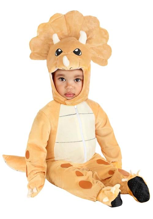 トリケラトプスをモチーフにした幼児用コスプレ衣装です。ハロウィン、仮装パーティー、恐竜イベントに最適な可愛らしいデザインです。 ▶ セット内容 ✓ ジャンプスーツ ✓ ヘッドピース ✓ ...