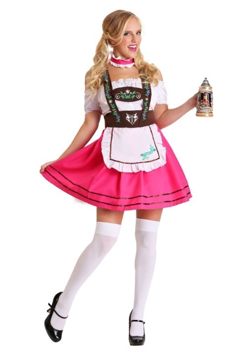 オクトーバーフェスト衣装をイメージしたコスプレ衣装です。ハロウィン、仮装パーティー、イベントに最適な本格デザイン。 ▶ セット内容 ✓ スカート（エプロン、サスペンダー付き） ✓ ブラウス d...