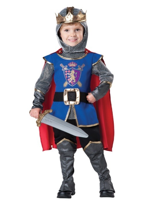 ロイヤルナイトをイメージした幼児用コスプレ衣装です。ハロウィン、仮装パーティー、お遊戯会に最適な本格デザイン。 ▶ セット内容 ✓ ジャンプスーツ（ブーツカバー付き） ✓ フード（クラウン付き） &#...