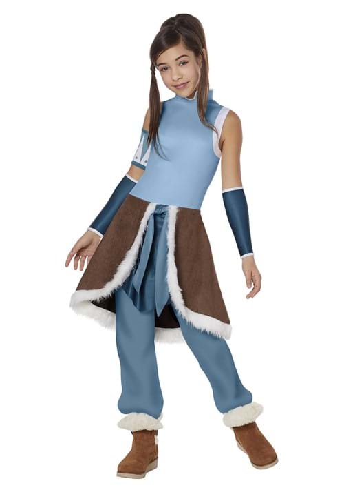 アバターKorraをモチーフにした女の子用コスプレ衣装です。ハロウィン、仮装パーティー、アニメイベントに最適なデザインです。 ▶ セット内容 ✓ ジャンプスーツ（スカート付き） ✓ アッパーアームカフ...
