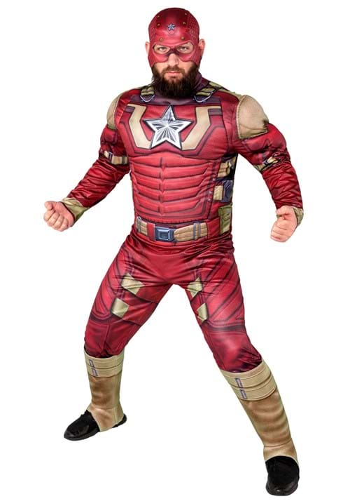 Red Guardianを再現したコスプレ衣装です。ハロウィン、仮装パーティー、アベンジャーズイベントに最適な本格デザイン。 ▶ セット内容 ✓ ジャンプスーツ ✓ マスク ※ 記載以外の小物は付属し...