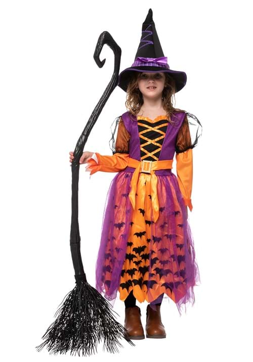 光るオレンジ色のコウモリの魔女をモチーフにした幼児用コスプレ衣装です。ハロウィン、仮装パーティー、イベントに最適な可愛らしいデザイン。 ▶ セット内容 ✓ ドレス ✓ 帽子 ✓ ベルト ...