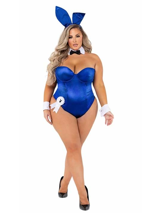 Playboyのバニーガールをイメージしたコスプレ衣装です。ハロウィン、仮装パーティー、イベントに最適なセクシーなデザイン。大きいサイズ。 ▶ セット内容 ✓ ボディスーツ ✓ リボン ✓...