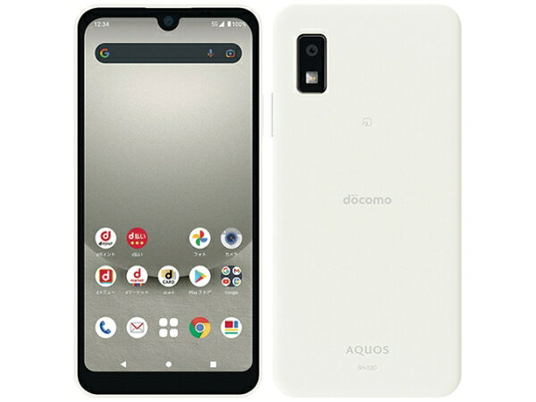 機種名：SHARP AQUOS wish3 型番：SH-53D 容量：64GB カラー：ホワイト OSバージョン：14 キャリア：docomo(SIMロックあり) IMEI：357562622733846 NW利用制限：○ 付属品：なし 商...