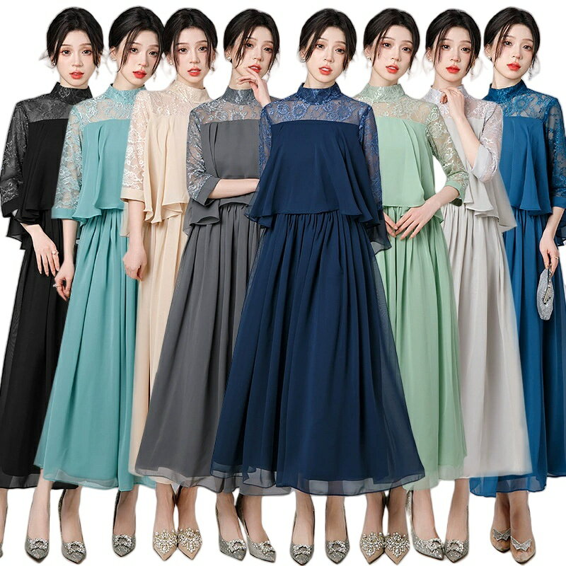 【レディース・ドレス】 ・サイズ：XS S M L XL 2XL 3XL ・素材：ポリエステル ・カラー：ネイビー グリーン ブラック ブルー グレー カーキ ブルーグリーン ダークグレー ・シーズン：春・夏・秋・冬 ・タイプ：ゆったり 総...