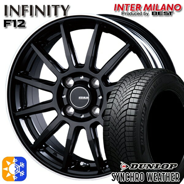 Item Information ホイール名 インターミラノ インフィニティ F12（INTER MILANO INFINITY F12） ホイールインチ 15inch リム幅 5.5J HOLE/P.C.D 4H100 カラー ブラック/...