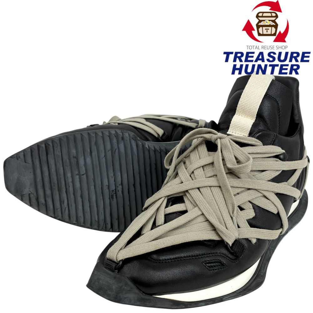 Rick Owens MAXIMAL RUNNER RU20S7813 サイズ41(約26cm相当) ブラック リックオウエンス 商品サイズ 表記サイズ：41 商品詳細 ブランド：Rick Owens リックオウエンス型番：RU20S781...