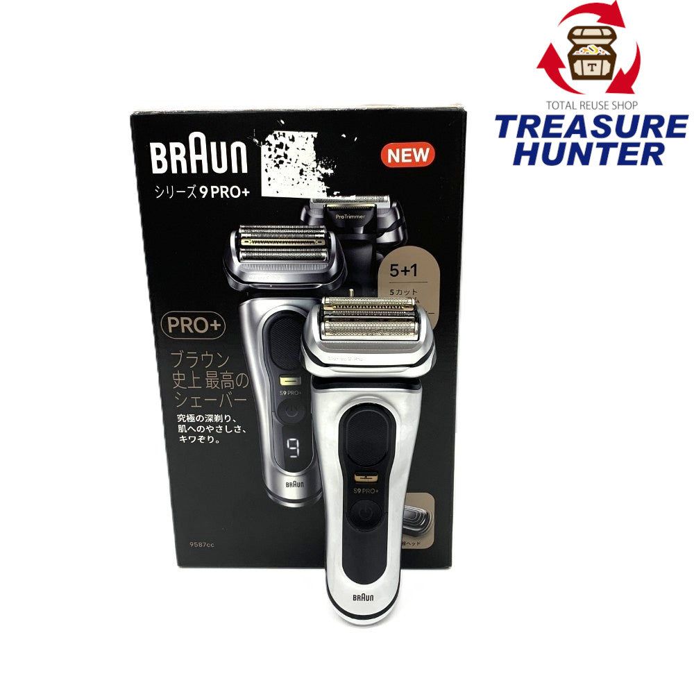 BRAUN(ブラウン) シリーズ9 Pro＋ 4枚刃シェーバー マットシルバー アルコール洗浄器・美顔器ヘッド付属 9587cc 未使用保管品 商品詳細 ブランド・メーカー：BRAUN(ブラウン)型番・品番：9587ccカラー：マットシルバ...