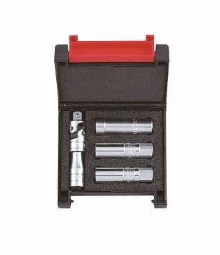 【商品仕様】 　●差込角(mm):9.5 　●セット内容(点):5 　●質量:0.43kg 　●コンパクトな専用ケースにプラグレンチをセットにしています。 　●ガソリン車（軽・普通車）、ハイブリッド車、低燃費システム装備車をカバー。 　●B...