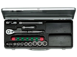 【特長】●自動車整備・機械整備に最適です。●ユーザーニーズに合わせた入組内容、使い勝手を考えたレイアウトです。●トレイは割れにくく、丈夫で耐久性に優れた樹脂成形品です。●メタルケース（EKB-2）付です。【用途】●自動車整備・機械整備に最適...