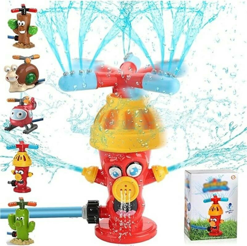 【暑い夏にぴったり噴水おもちゃ】水圧を調整することで、水流の高さやパターンを変えることができ、子供たちは水のカーテンをくぐり抜けたり、手を伸ばして高く噴き上がる水を捕まえようとしたりして、大はしゃぎで駆け回ります。水は噴出と落とすことは、子...