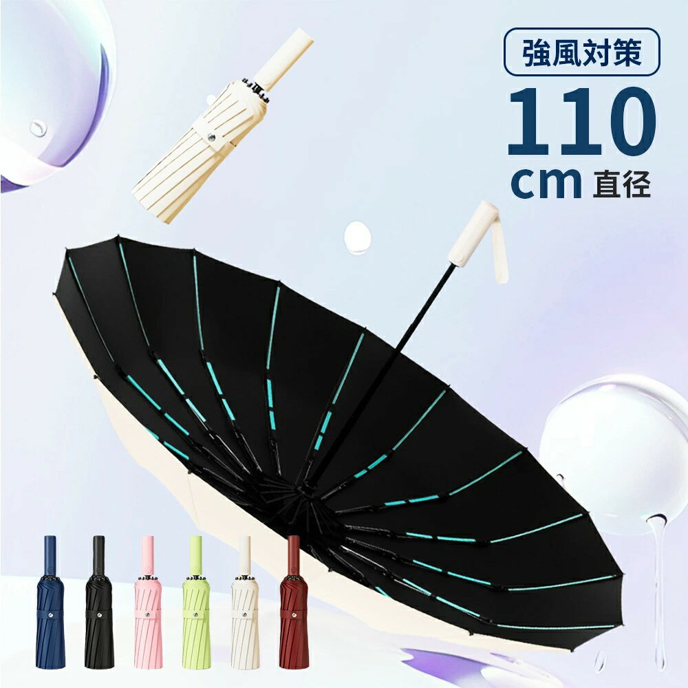 商品スペック 商品特徴●雨風の強い日でも快適に使える 耐久性に優れているのは、80本のガラス繊維を使ったグラスファイバー製の骨です。骨の補強部分は特に太くし、幅は6mmにしてあります。特殊な骨の構造のおかげで、風が強くても傘が裏返りにくく、...