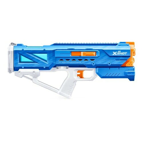 　XSHOT ウォーターガン ターボストーム モーターソーカー 電動水鉄砲／ZURU（ズールー） 止まらない放水パワーを解き放とう！ ボタンを押すだけで連続して水を発射できる電動ブラスター。ポンピングは不要で、スムーズかつパワフルな水流を実...
