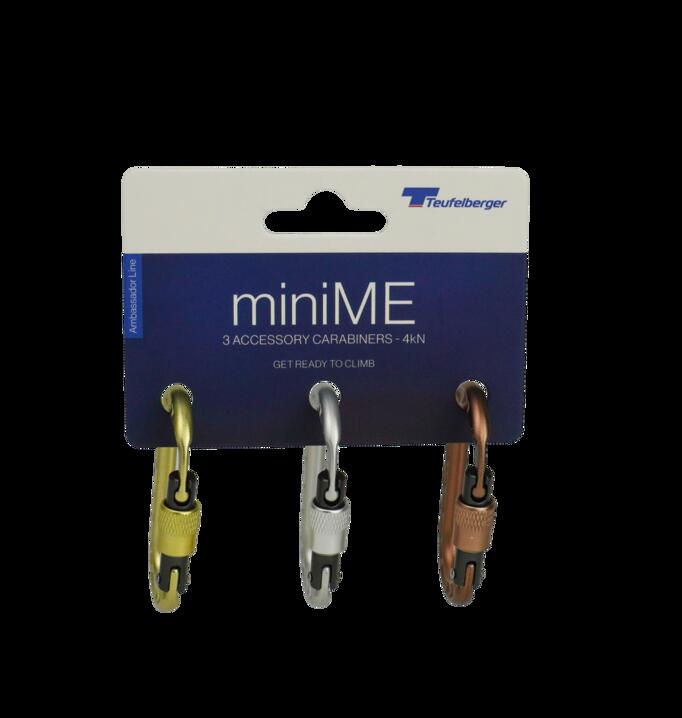 大型カラビナのミニクローンであるにもかかわらず、miniMEは大型カラビナよりも強くタフであることが示されている。あなたのminiME は控えめで、あなたを裏切ることなく多くの任務を遂行する。 唯一の課題は、色を選ぶことだ。 破断強度：4k...