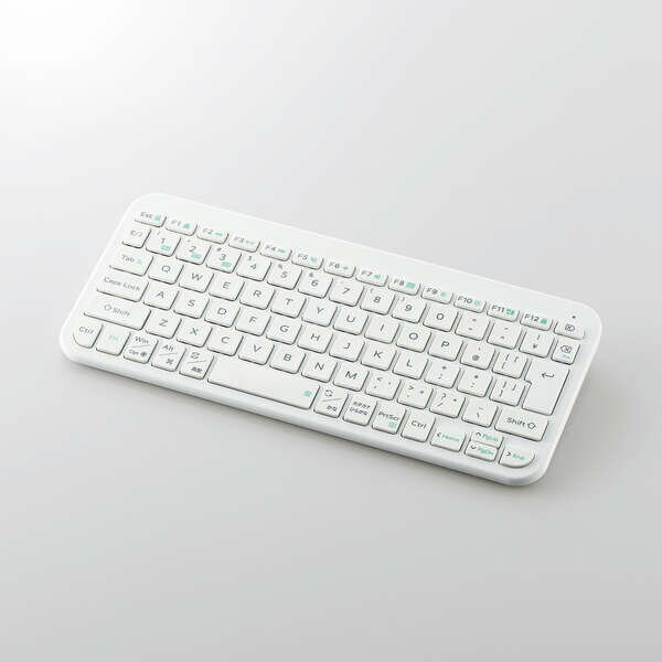 持ち運びに便利な薄型・軽量設計 ELECOM エレコム Bluetoothミニキーボード/薄型/パンタグラフ Windows、macOS、 ChromeOS 、iOS/iPadOS、Androidを自動で識別し、各OSに最適な入力モードに切...