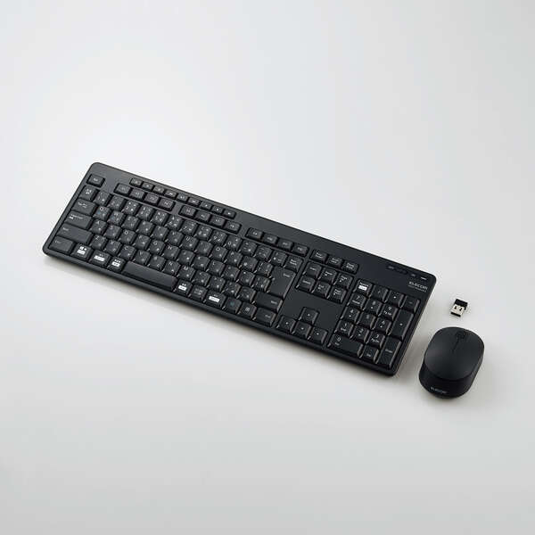 本格静音設計 エレコム ELECOM キーボード ワイヤレス マウス付キ 静音 抗菌 Windows、Chrome OS、macOSで使用可能。さらに、日々のパソコン操作に安心をプラスする抗菌仕様でワイヤレスタイプの静音フルキーボード・静音...